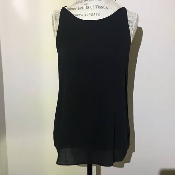 mercer & madison | Tops | Mercer Madison Sheer Lined Tank Euc | Poshmark